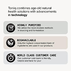 Toniiq Ultra High Strength Berberine HCl 500mg from The Himalayas - Berberine Supplement - 97% Tested Purity Extract - Wild Harvested - Concentrated Berberine 500mg Supplements -90 Veggie Capsules