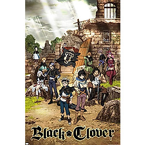 Trends International Black Clover - Group Wall Poster, 22.375" x 34", Unframed Version