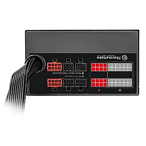 Thermaltake Toughpower 750W 80 Plus Gold Semi Modular PSU ATX 12V or EPS 12V Ultra Quiet Power Supply PS-TPD-0750MPCGUS-1