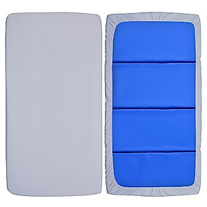 Nap Mat Sheet, 24" x 48" x 4" Fitted Elastic Corners Preschool Day Care Rest Nap Mat Cover, Soft & Breathable Microfiber Baby Sheets for Regalo My Cot Portable Toddler Bed and Joovy Travel Cot, Gray