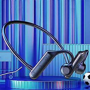 Wuztai Neckband Earphone Wireless Bluetooth Headset Conduction Headphones Bluetooth 5.3 Wireless Earbuds Sport