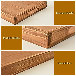 Decorative Serving Trays Platter for Breakfast in Bed, Lunch, Dinner,Great for Dinner Trays, Tea Tray, bar Tray, Breakfast Tray, or Any Food Tray