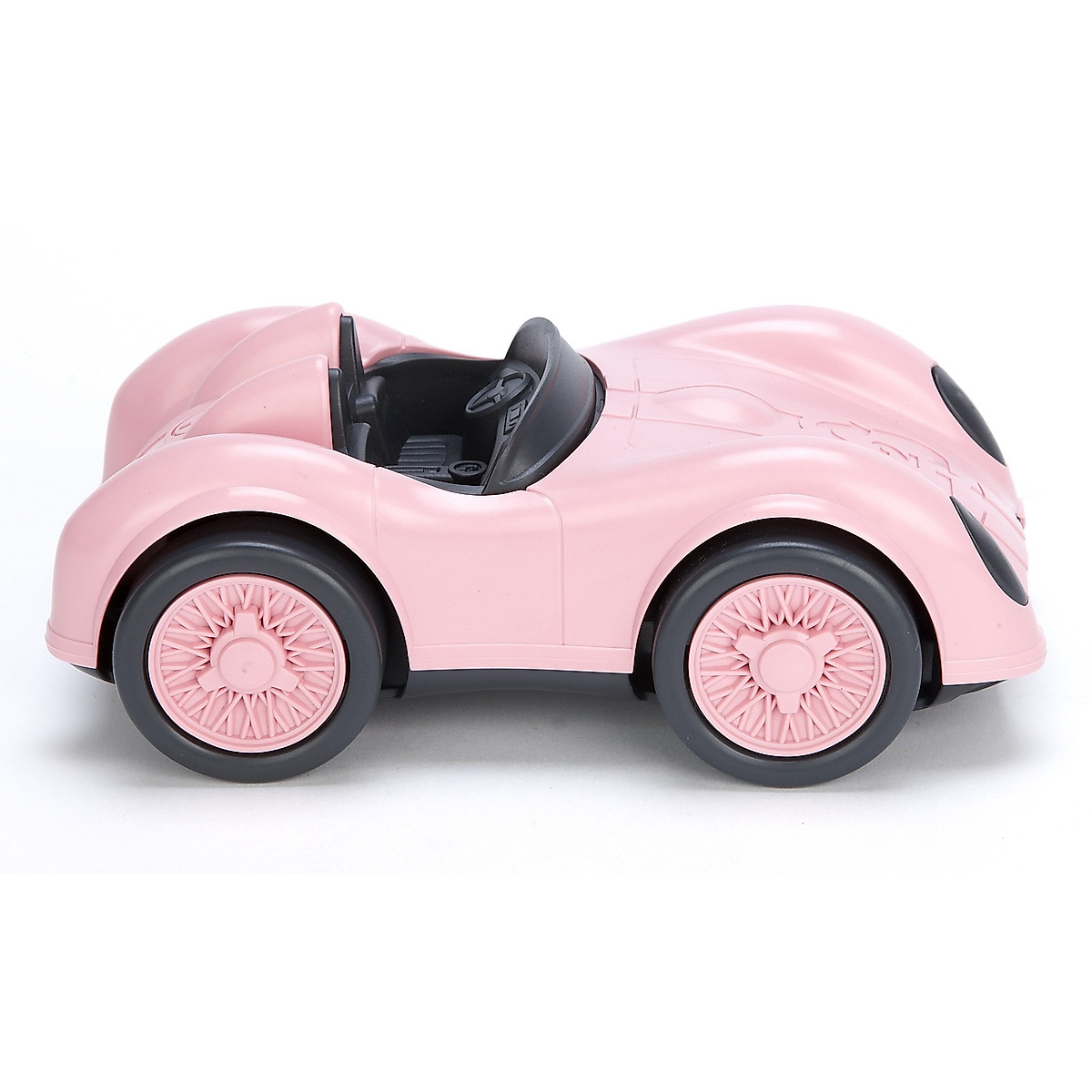 Green Toys Race Car, Pink - Pretend Play, Motor Skills, Kids Toy Vehicle. No BPA, phthalates, PVC. Dishwasher Safe, Recycled Plastic, Made in USA.