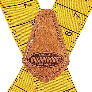 Bucket Boss - Liar’s Suspenders, Belts & Suspenders (61100), Yellow (Yardstick)