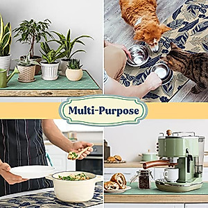 Chocolate Lemon: Trivet Table Runner - Heat Resistant 350F, Waterproof, Reversible for Hot Dishes, Plates & Pots (Botanical, 48 inch)