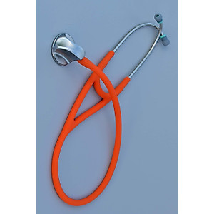 Kila Scopes Specialist Stethoscope - Professional Single Head Cardiology & Diagnostic Stethoscope for Doctors and Nurses - with Accessories, K971 Orange