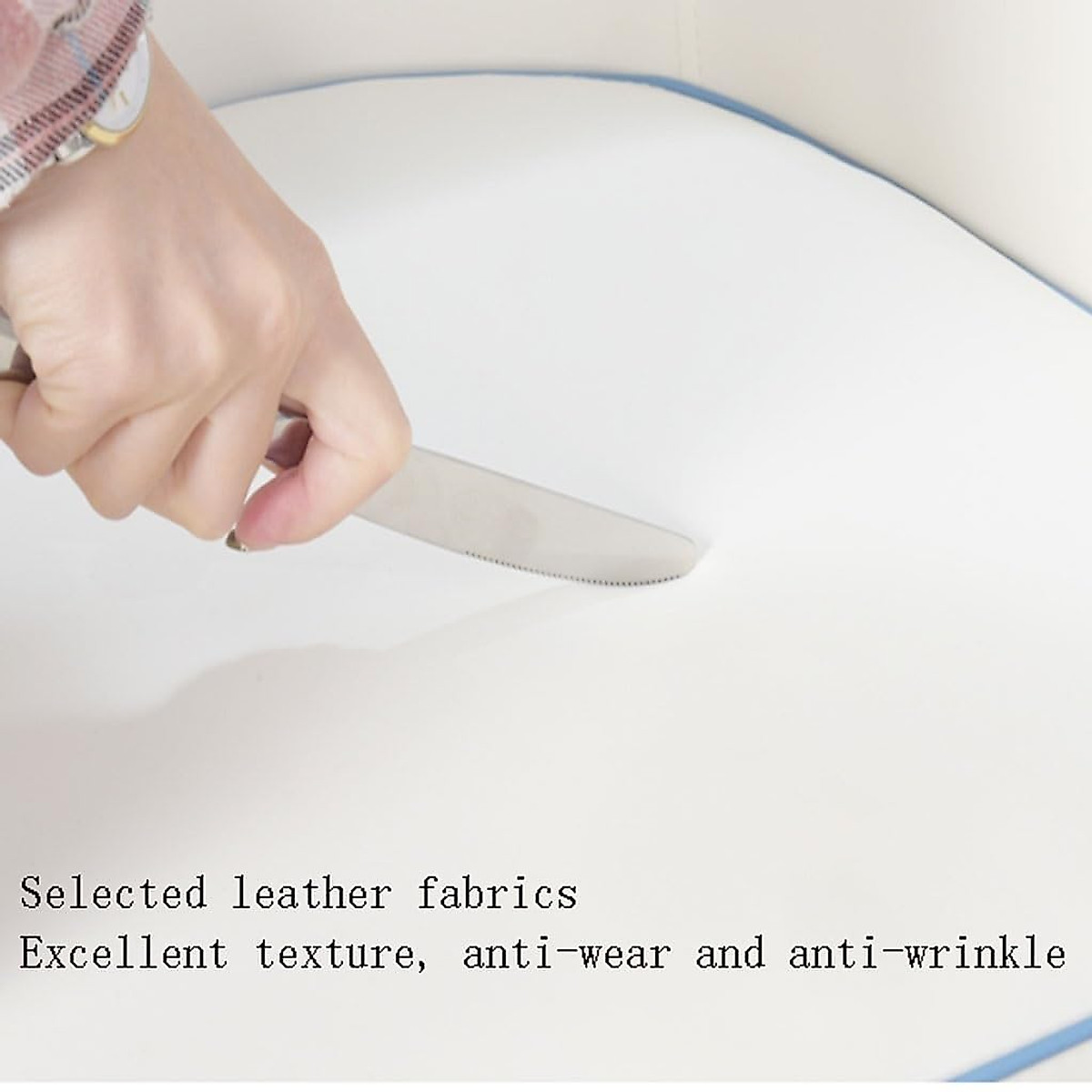 Modern Kitchen Dining Chairs PU Leather Living Room Accent Arm Chairs with Carbon Steel Metal Legs for Home Commercial Restaurants(Orange Coffee)