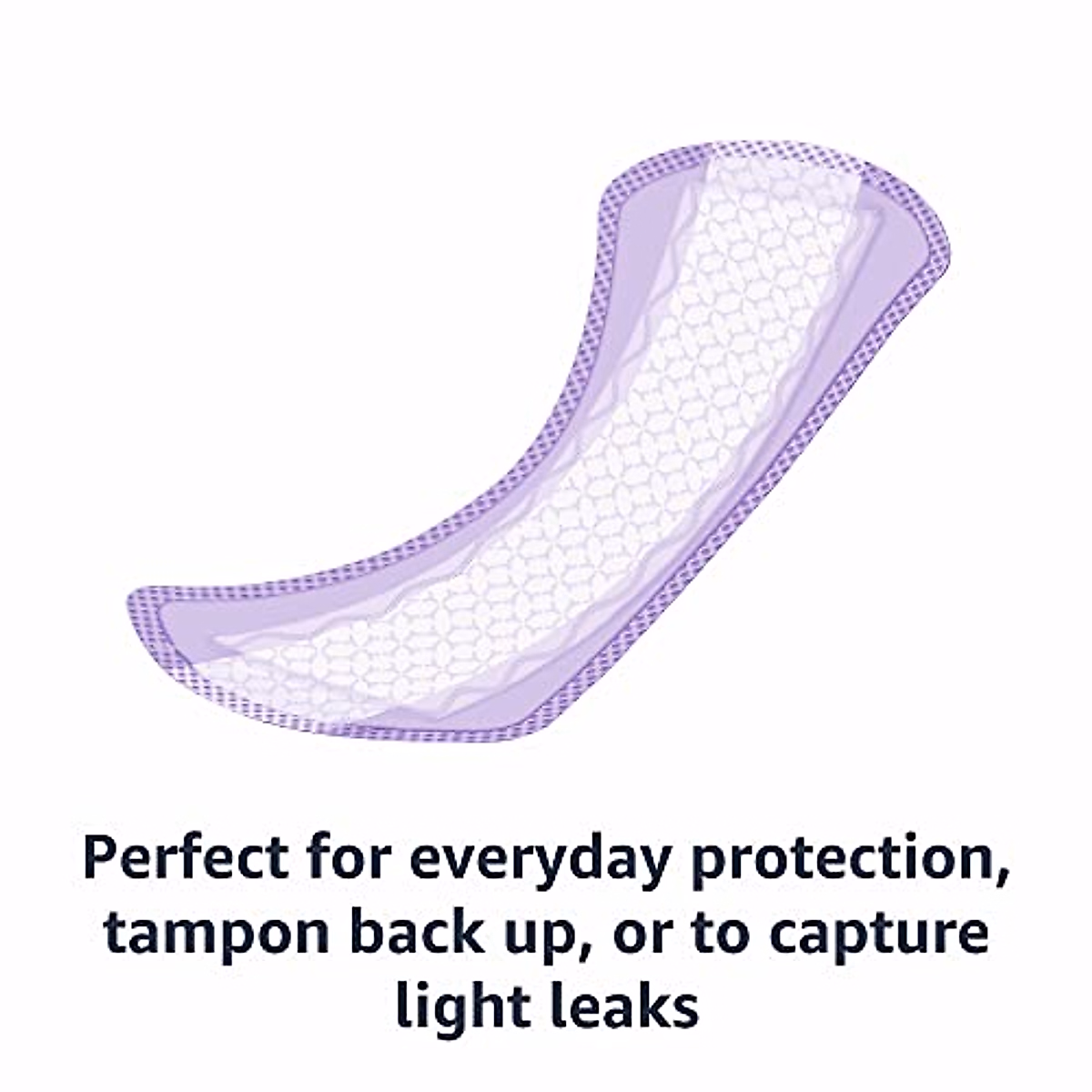 Amazon Basics Daily Pantiliner, Extra Long Length, 68 Count, 1 Pack (Previously Solimo)