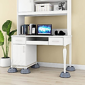 4pcs Washing Machine Pad Set - Shockproof Noise Cancelling Washer Foot Cushion for Refrigerator Dryer - Prevent Slip, Raise, and Support - Essential Washing Machine Accessories(Diameter 9CM)