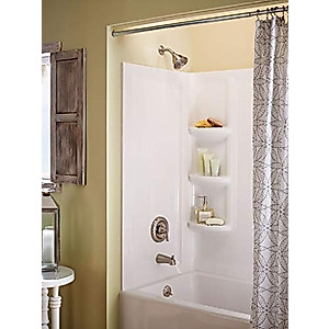Moen 82910SRN Banbury Posi-Temp Pressure Balanced Tub and Shower Trim, 6.00 x 8.00 x 4.00, Spot Resist Brushed Nickel
