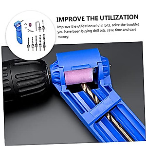 OSALADI 1 Set Burr Device Set Power Tools Diamond Drill Bit Electric Sharpener Electric Drill Bit Sharpener Drill Wheel Polisher Diamond Drill Bits Drill Grinder Sharpening Tool Combo Pack