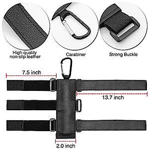 OAONY Portable Speaker Mount for Golf Cart Railing Bike or Boat -Waterproof Outdoor Adjustable Strap for Most Bluetooth Wireless Speakers Attachment Accessory Holder Bar Rail