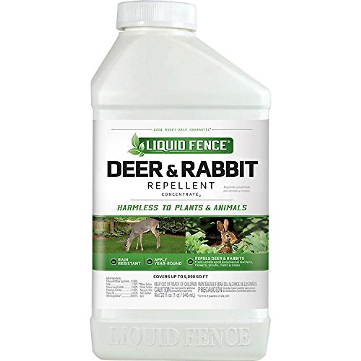 Liquid Fence 110 1 Quart Concentrate Deer Rabbit Repellent (Pack of 2)