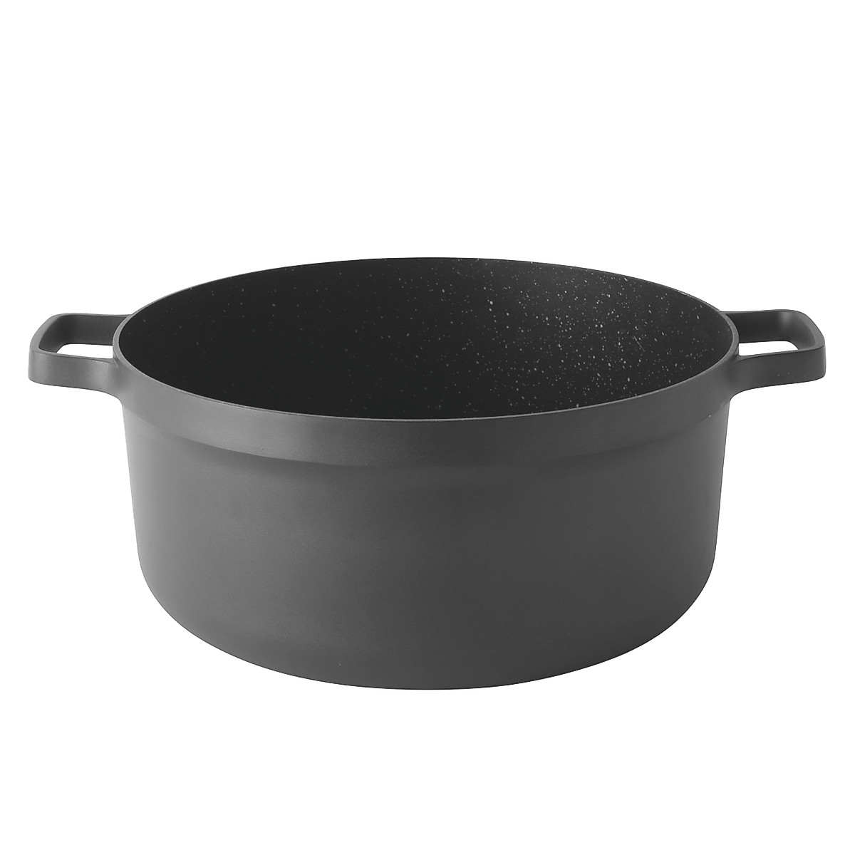 BergHOFF GEM Non-stick 11" Stockpot 7.7qt., Sturdy 2-Handle, Glass Lid, Ferno-Green, Non-Toxic PFOA-Free Coating, Ovensafe