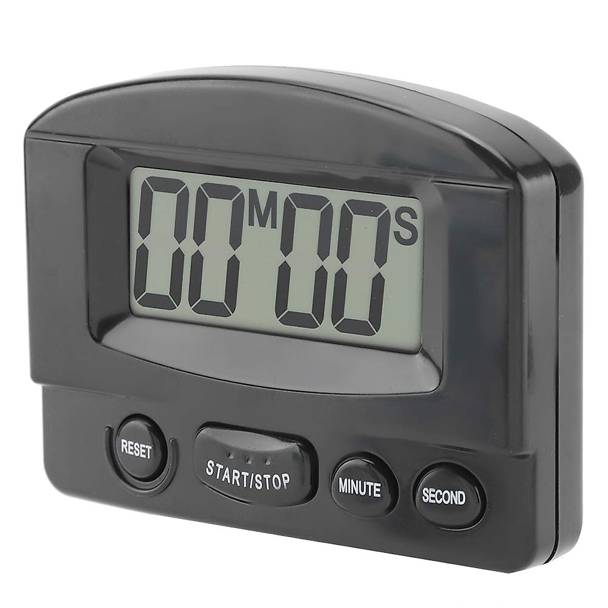 Kitchen Timer, Automatic Reset Digital Timer End Reminder Cooking Timer with Bracket and LCD Display for Kitchen, Restaurant, Home(Timer XL-331 black)