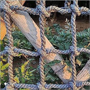 EkiDaz HXRW Rope Net Climbing Net for Kids Portable Protective Safety Net, for Indoor and Outdoor Playground Rope Net Playground Sets for Backyards (Size : 1 * 1m(3.3 * 3.3ft))