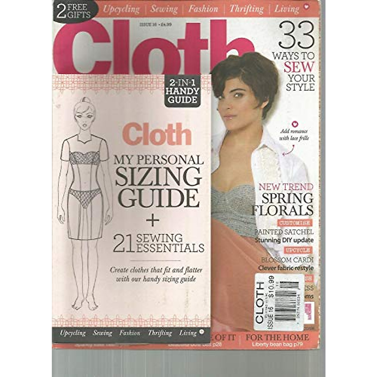 CLOTH, UPCYCLING * SEWING * FASHION * THRIFTING*, 2013, ISSUE 16 ~