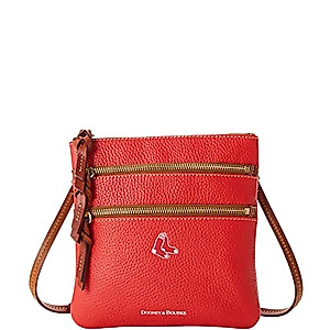 Dooney & Bourke MLB Boston Red Sox N S Triple Zip Crossbody Shoulder Bag