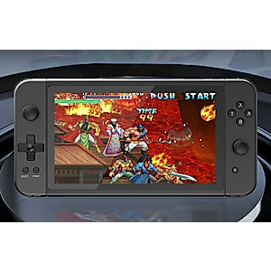 Cawevon Powkiddy X70 HD Retro Handheld Game Console 7 inch Joystick FC Arcade Simulator Two-Player Battle, Built-in 6000+ Games
