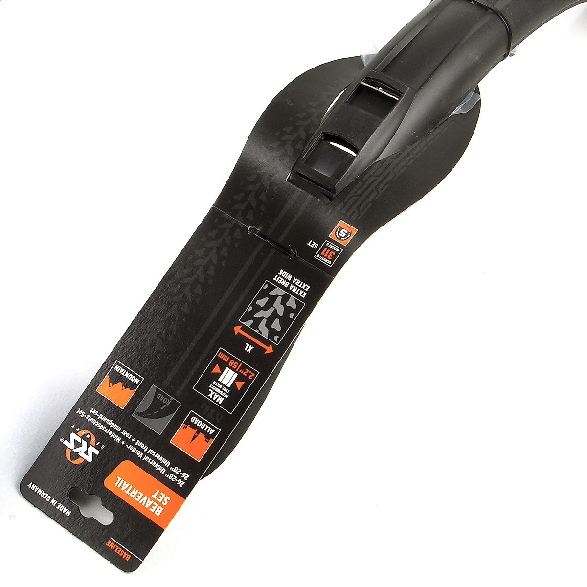 SKS Beavertail Bicycle Fender Set (26 and 28-Inch Bikes)