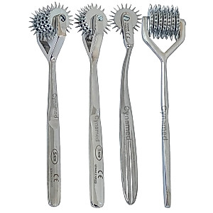 Premium German Wartenberg Pinwheel 1 3 5 and 7 Wheel Set of 4