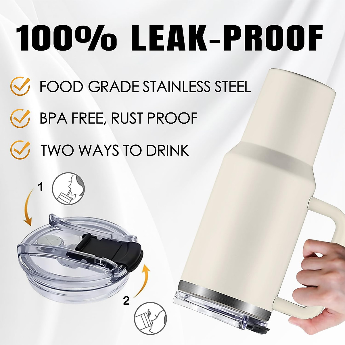 Get Well Soon Gifts for Women & Men, Get Well Soon Tumbler 40oz, After/Post Surgery Recovery Gift for Chemo Patients Cup, Feel Better Gifts - Well At Least You Don't Have To Wear A Cone