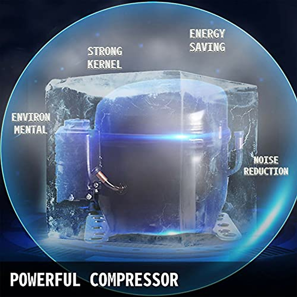 Electric Ice Cube Making Machine Stainless Steel Generator Liquid Freezer for Restaurants Coffee Shops Home Commercial Use