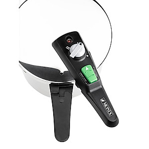 Braisogona Monix Quick Fast Pressure Cooker, Stainless Steel, Silver, 4/6 Litre