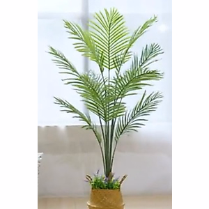 Artificial Areca Palm Tree Guaranteed Quality 5 Foot with 17 Branches A Bushy Look Date Phoenix Coconut Florida California