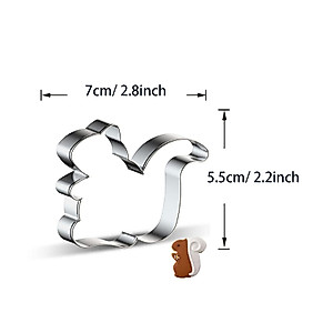 WJSYSHOP Squirrel Shaped Cookie Cutter - B