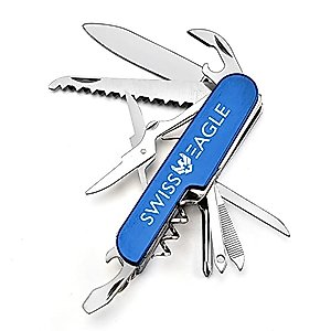 Swiss Eagle Multi-Tool Army Knife - Packs 11 Tools In Your Pocket