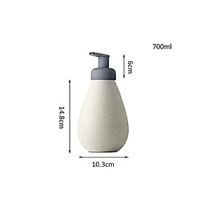 Soap Dispenser Soap Dispenser Bathroom Accessories Hotel Decor,Hand sanitizer Bottle Lotion Dispenser Pump Foaming Hand Ceramics Soap Bottles