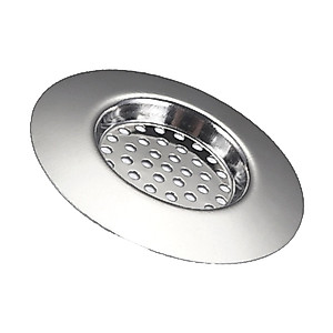 Eurollar Shower Drain Cover Hair Catcher, Bathroom Sink Drain Strainer, Stainless Steel Bathtub Drain Filter Basket, Anti Clog Shower Hair Catcher, for Kitchen, Laundry, Bathroom,