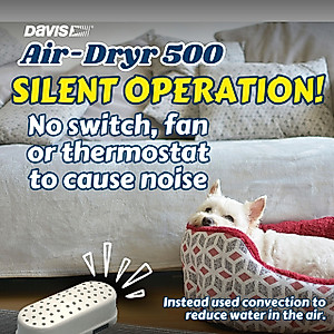 Davis Instruments Air-Dryr 500 Dehumidifier Bundle (2 Pack) Quiet Boat Dehumidifier for Moisture Problems and Wet Air Solution - Portable Dehumidifier for RVs, Campers, Boats, Home, Office and More!