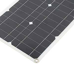 25W Solar Panel, Flexible Solar Panel Wide Application 25W 12V Semi Flexible for Car