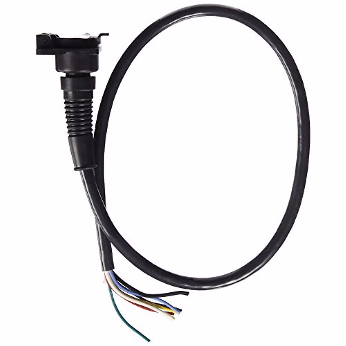 Bargman 5087004 7-Way Sealed Car End with 4' Molded Cable