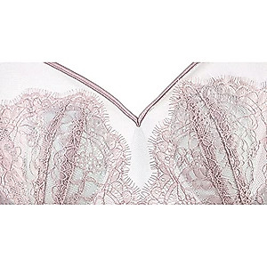 Women Sexy Lace Without Steel Ring Large Size Seamless Full Cup Underwear Strapless Bra for Women (Grey, 42)