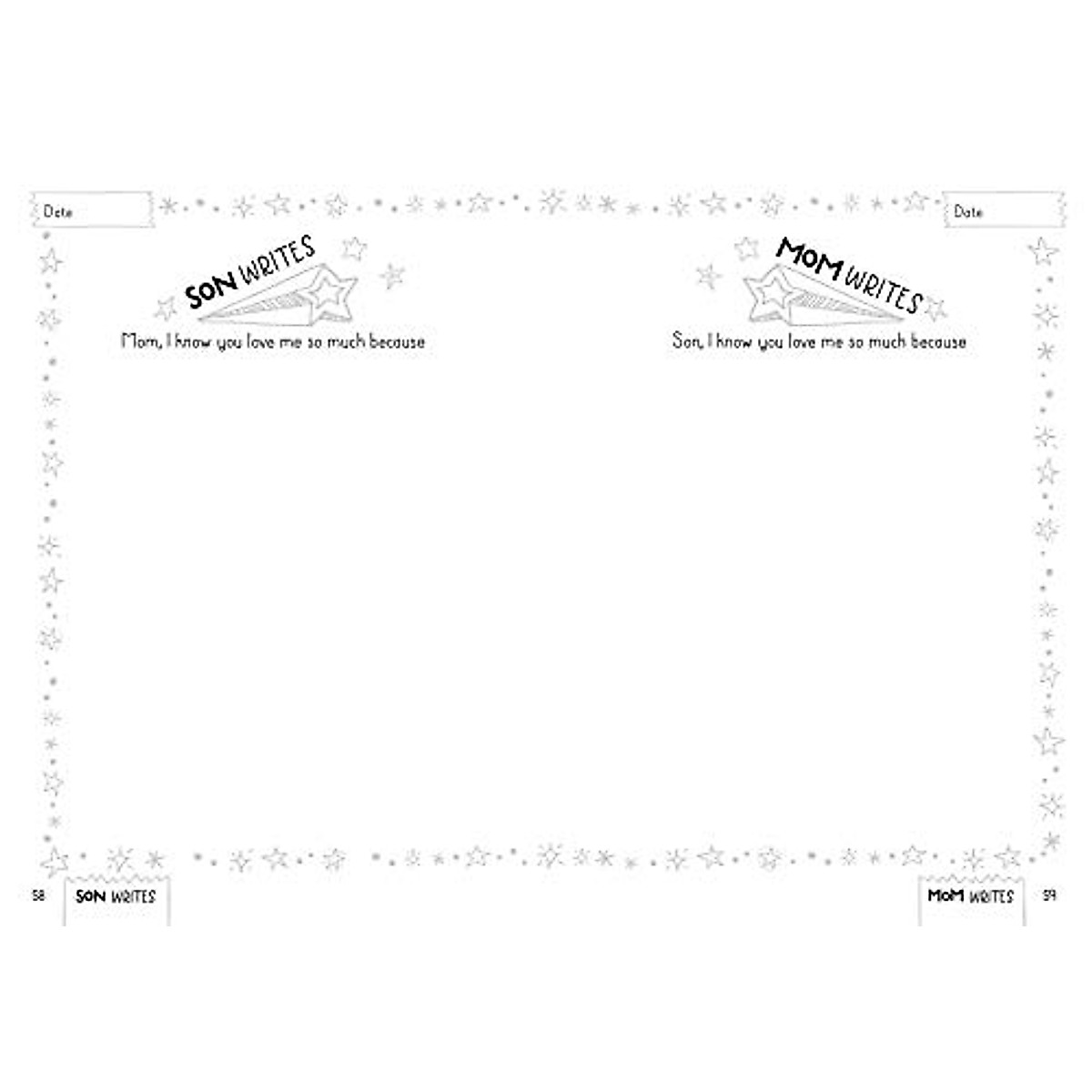 Between Mom and Me: A Guided Journal for Mother and Son (Journals for Boys, motherhood books)