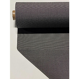 Charcoal Gray Domestic Marine Acrylic Awning Fabric Outdoor UV Resistant DWR 60 Inches Wide by The Yard