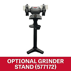 JET 8-Inch Bench Grinder, 3450 RPM, 1/2 HP, 120V 1Ph (Model JBG-8A)