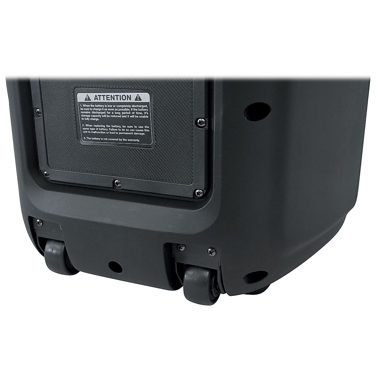 Rockville BASS Party 10 Dual 10 inch Portable Battery LED Party Bluetooth Speaker