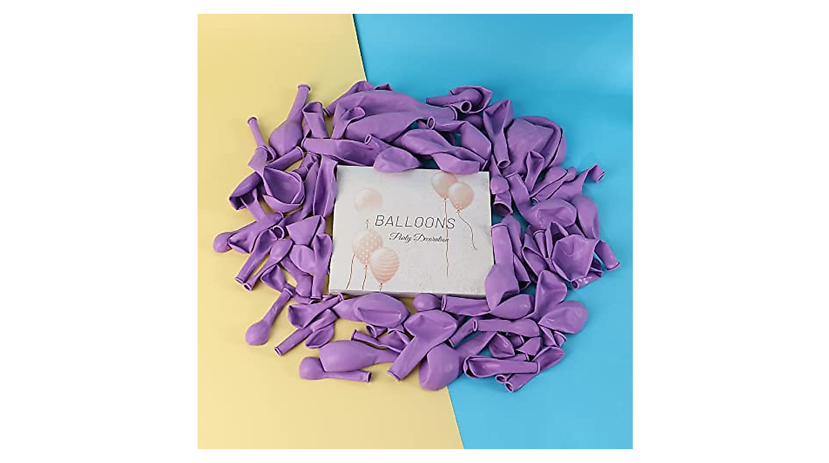 Pastel Purple Balloons - 80PCS Latex Balloon Set for Party Decor