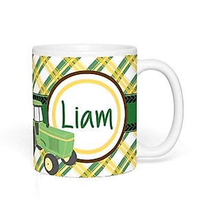 Tractor Personalized Plate, Bowl, Mug, Placemat - Choose your pieces