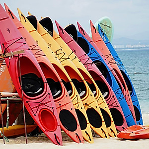 Boncas Replacement Kayak Side Mount Carry Handles with Hardware Soft Grip Handle Webbing Heavy Duty Canoe Handle Kit (2 Pack)