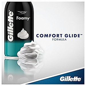 Gillette Foamy Shaving Cream, Sensitive Skin, 11 Ounce (Pack of 6)