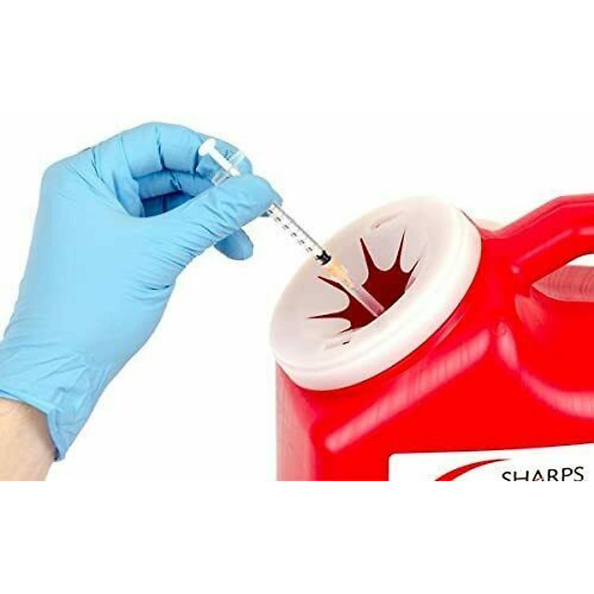 Sharps Compliance 13000-008 Sharps Recovery System 3 gal Needle Disposal Container, English, 15.34 fl. oz., Plastic, 1 x 1 x 1