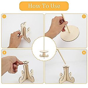 2Pcs Donut Wall Display Stand, Donut Display Board, Wooden Donut Holder Stand Party with 4Pcs Donut Stand Towers for Birthday Party,Wedding Decoration