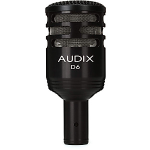 AUDIX D6 Cardioid Dynamic Kick Drum Microphone for Kick Drums and Bass Instruments