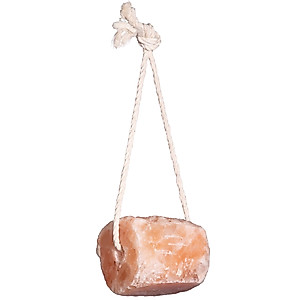 Schneiders Himalayan Horse Rock Salt Lick | Natural Mineral Source | Assures Balanced Mineral Intake | Boredom Reliever | Various Weights on Rope | 6.6 lbs w/Rope