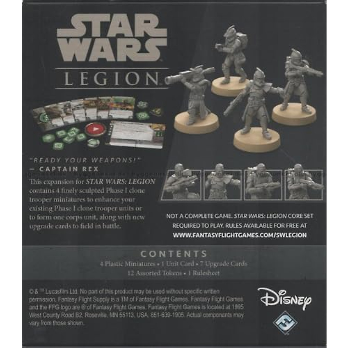 Star Wars Legion Phase I Clone Troopers Upgrade Expansion | Miniatures Game | Strategy Game for Adults and Teens | Ages 14+ | 2 Players | Avg. Playtime 3 Hours | Made by Atomic Mass Games
